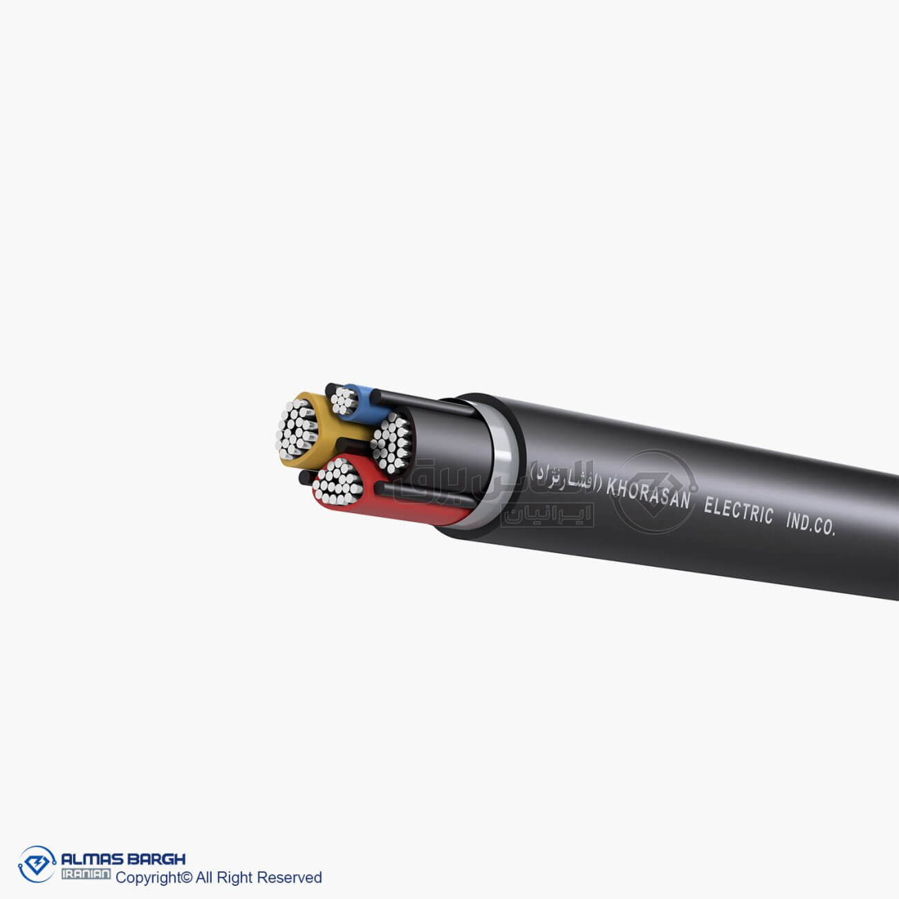 کابل آلومینیوم 3*150+70 خراسان افشارنژاد | الماس برق