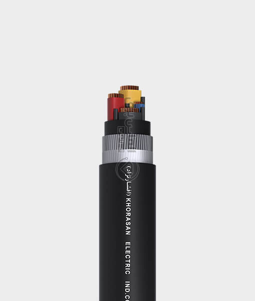 کابل زره دار 3*120+70 خراسان افشارنژاد NYRY - الماس برق - سیم و کابل خراسان افشارنژاد