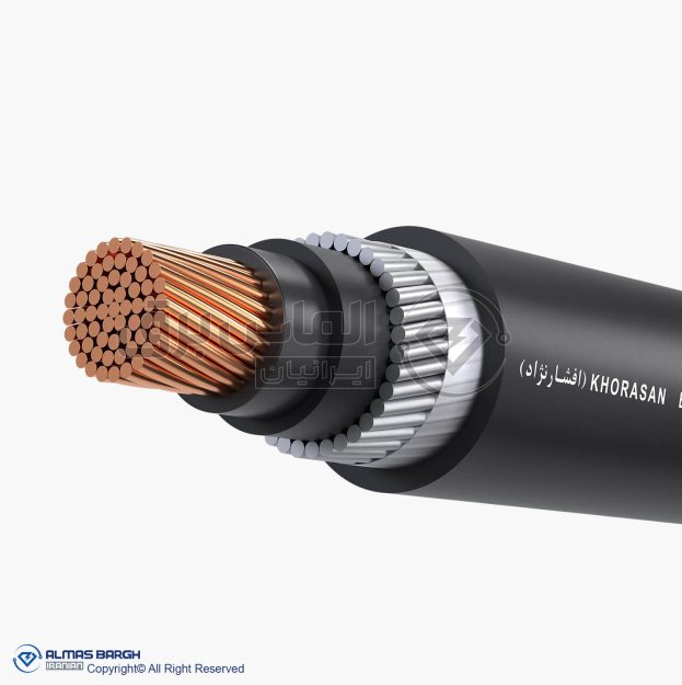کابل زره دار 1*300 خراسان افشارنژاد NYRY | الماس برق