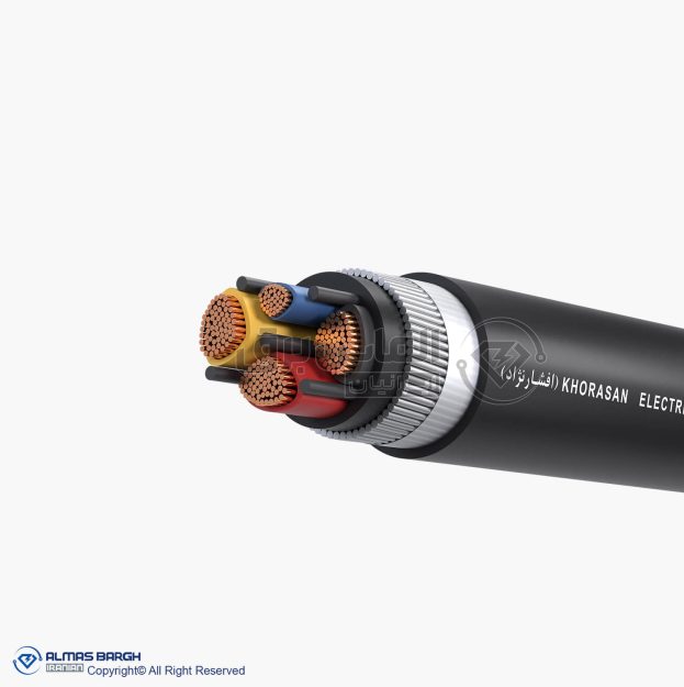 کابل زره دار 3*240+120 خراسان افشارنژاد NYRY | الماس برق