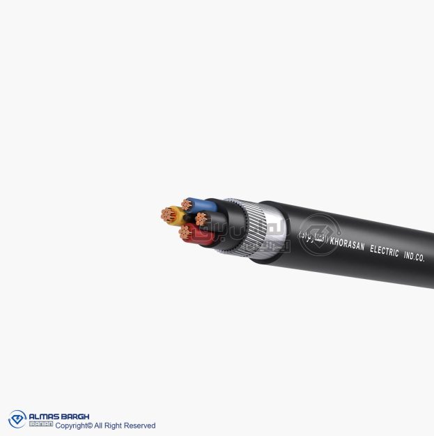 کابل زره دار 3*35+16 خراسان افشارنژاد NYRY | الماس برق