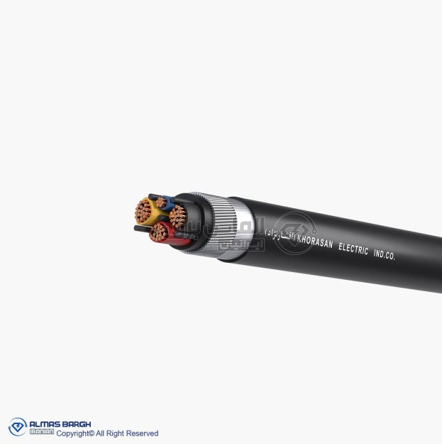 کابل زره دار 3*50+25 خراسان افشارنژاد NYRY | الماس برق